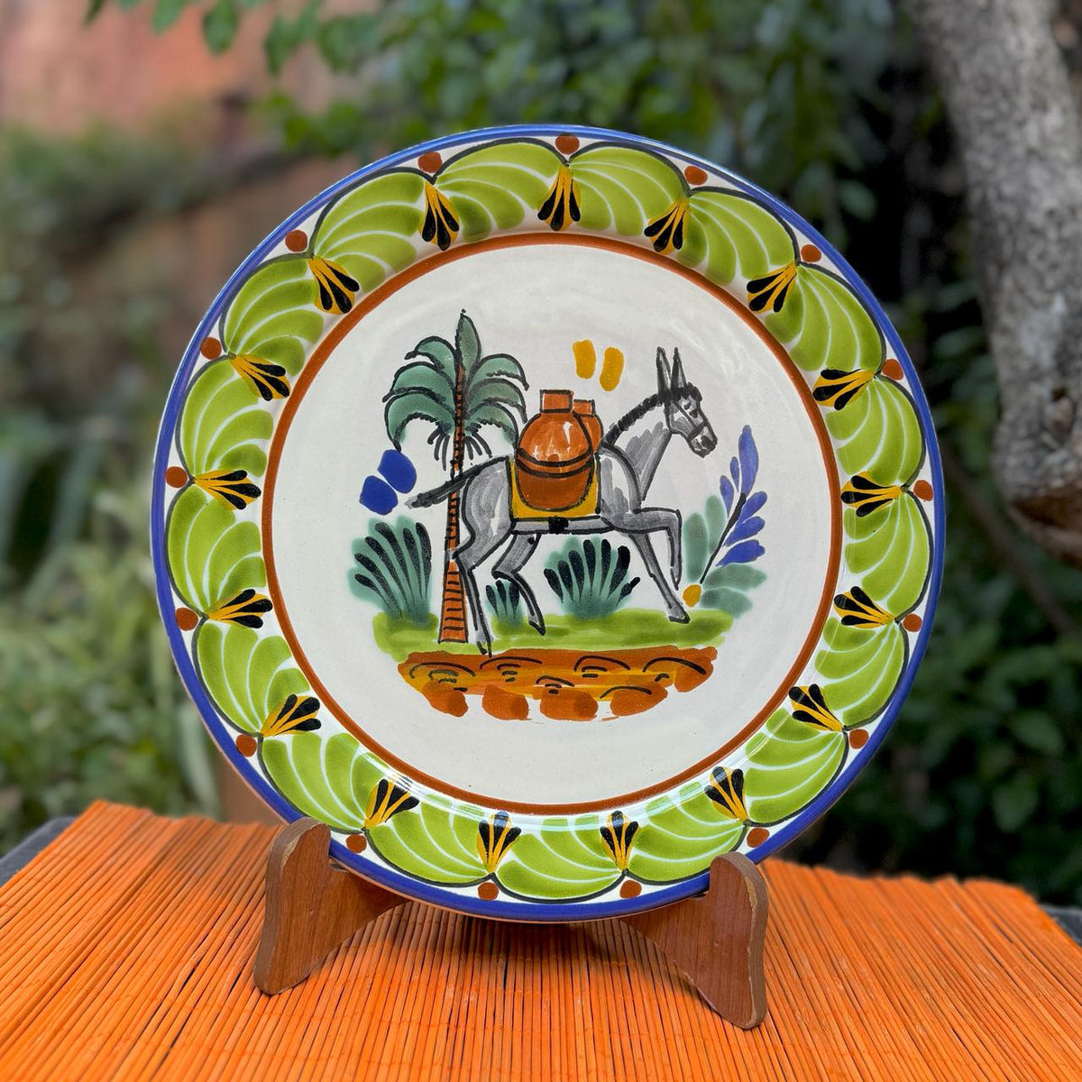 Donkey Plates MultiColors handmade foodsafe mexico handcrafts – Gorky ...
