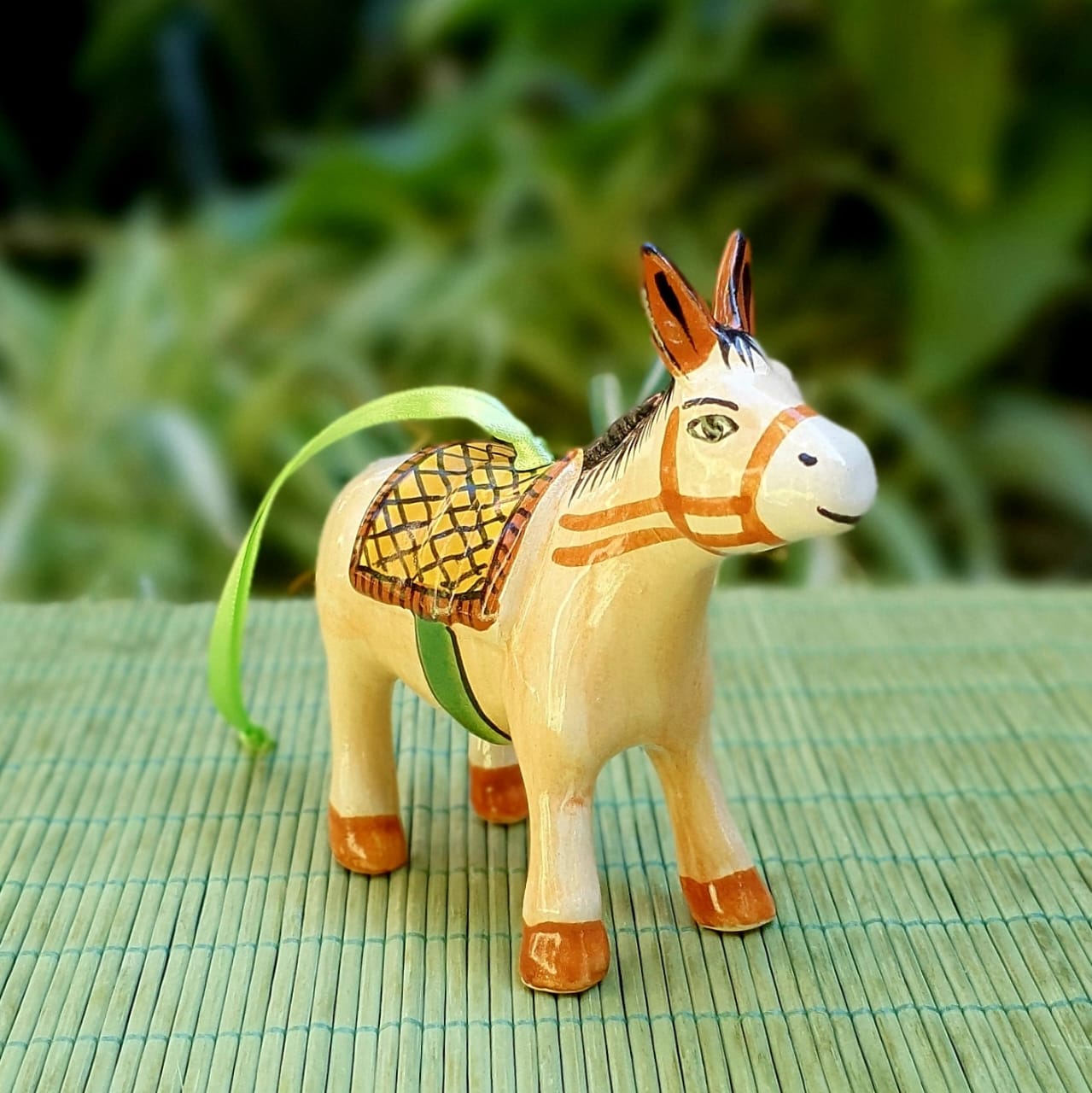 Ornament Donkey 4.9" H handmade handcrafts christmas ornaments gifts ...