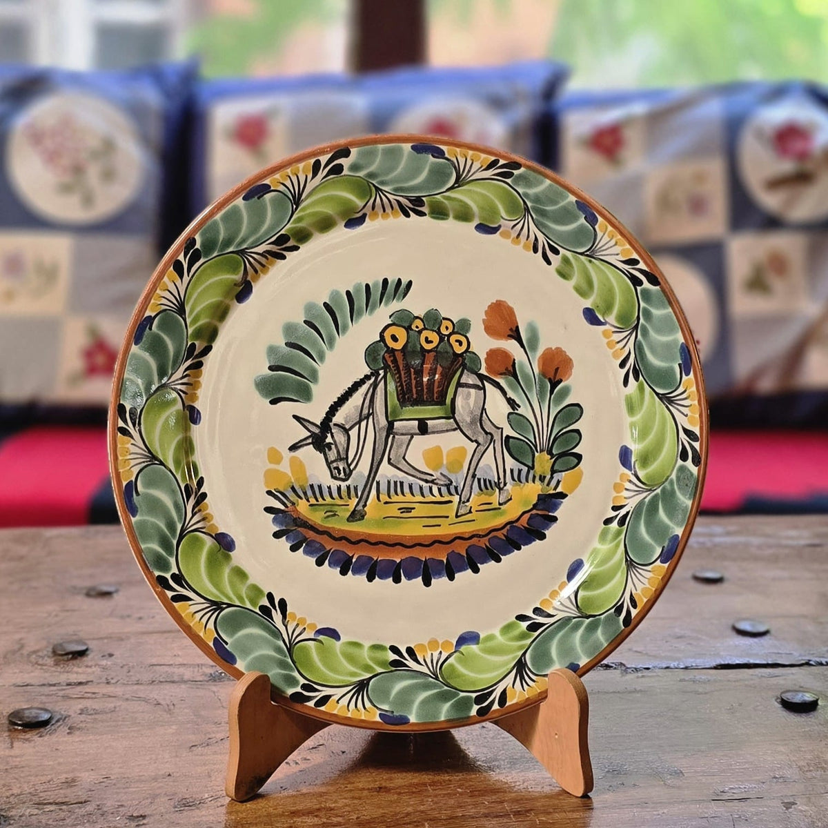 Donkey Plates Ceramics Mayolica Table Decor tabledecor texas style ...