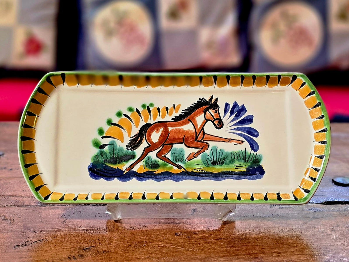 Mexican Ceramics Horse Trays Table Gifts handcrafts handmade mexico ...