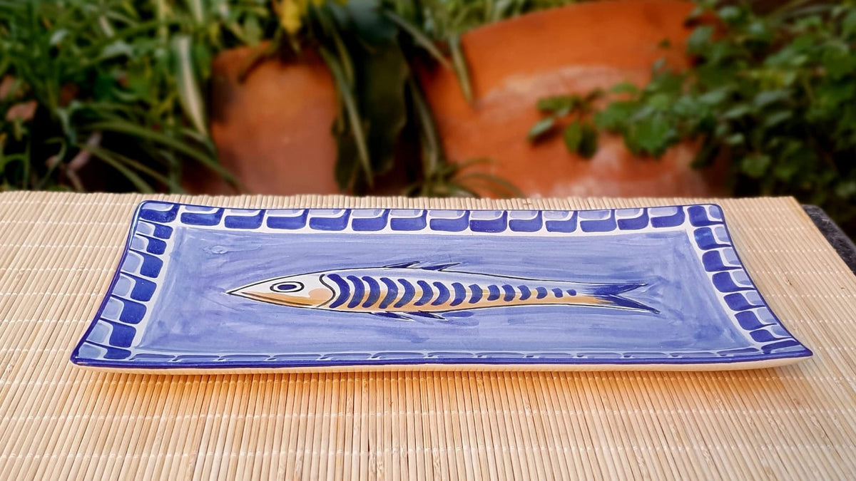 Mexican Plates Sardines Tray / Rectangular Plate sea Style Gift ...