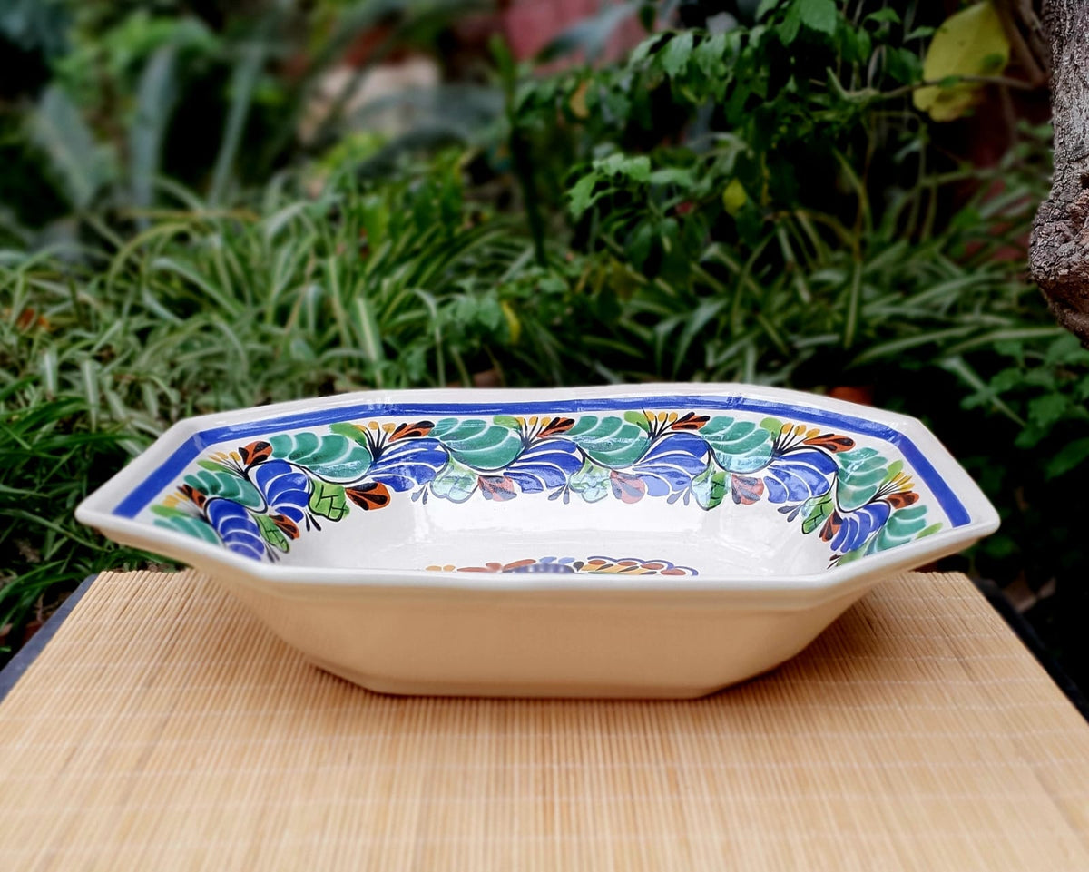 Fish Octagonal Bowl handcrafts Ceramic handmade Tabledecor handmade ...