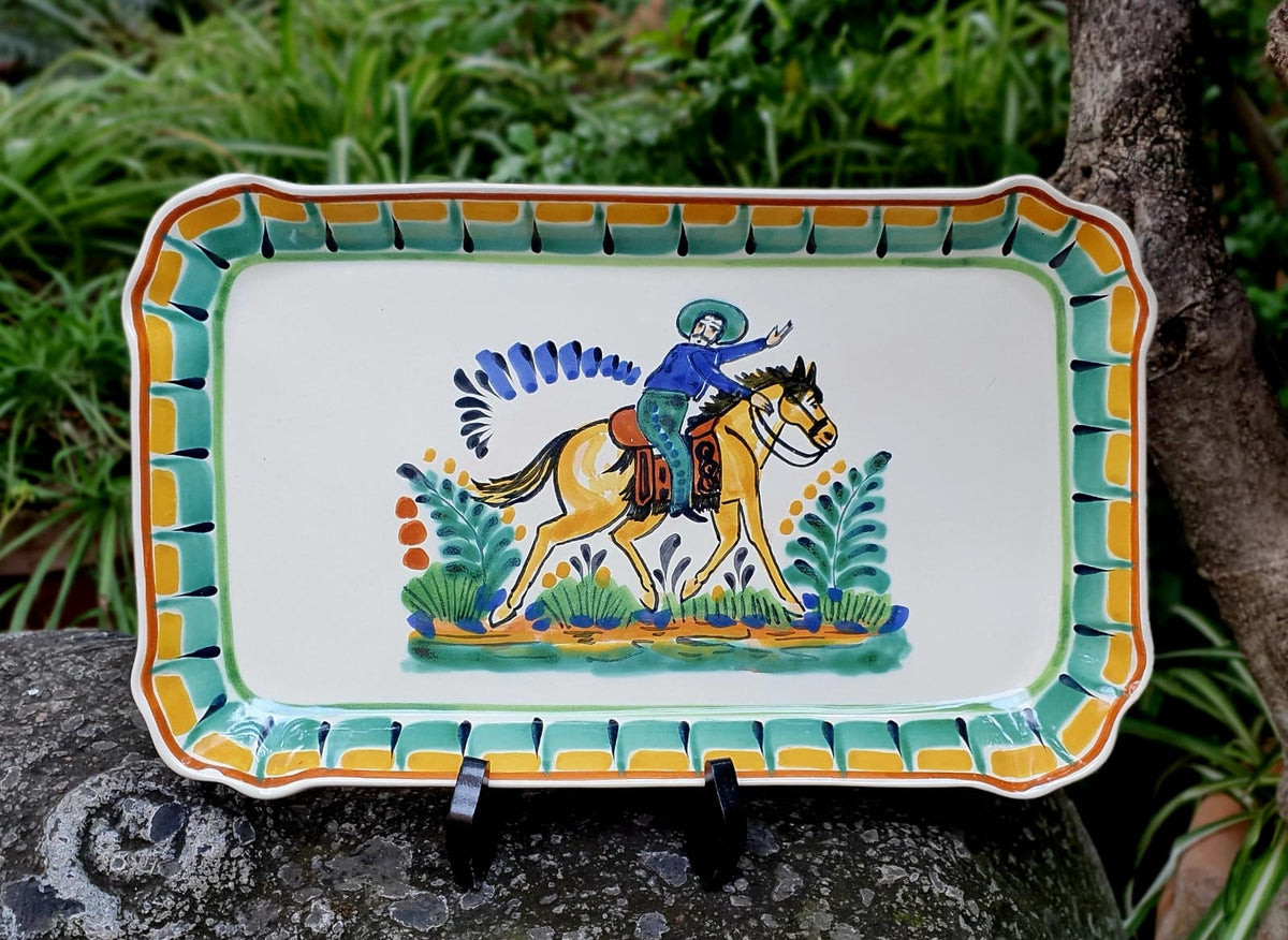 Mexican Ceramics Rectangular Platter tray serving tableware mayolica ...