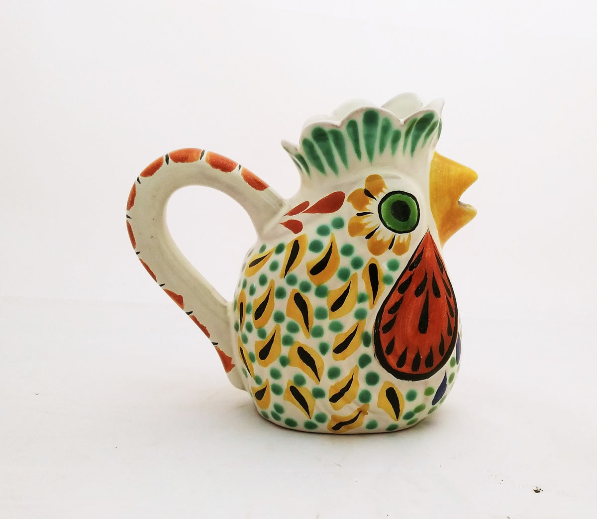 Mexican Ceramic Rooster Creamer Pitcher 10 Oz Talavera Mayolica – Gorky ...