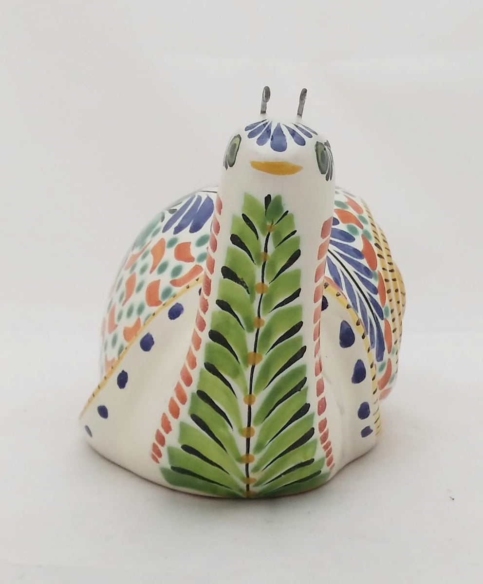Mexican Ceramics Snail Money Bank in MultiColors handcrafts mexico ...