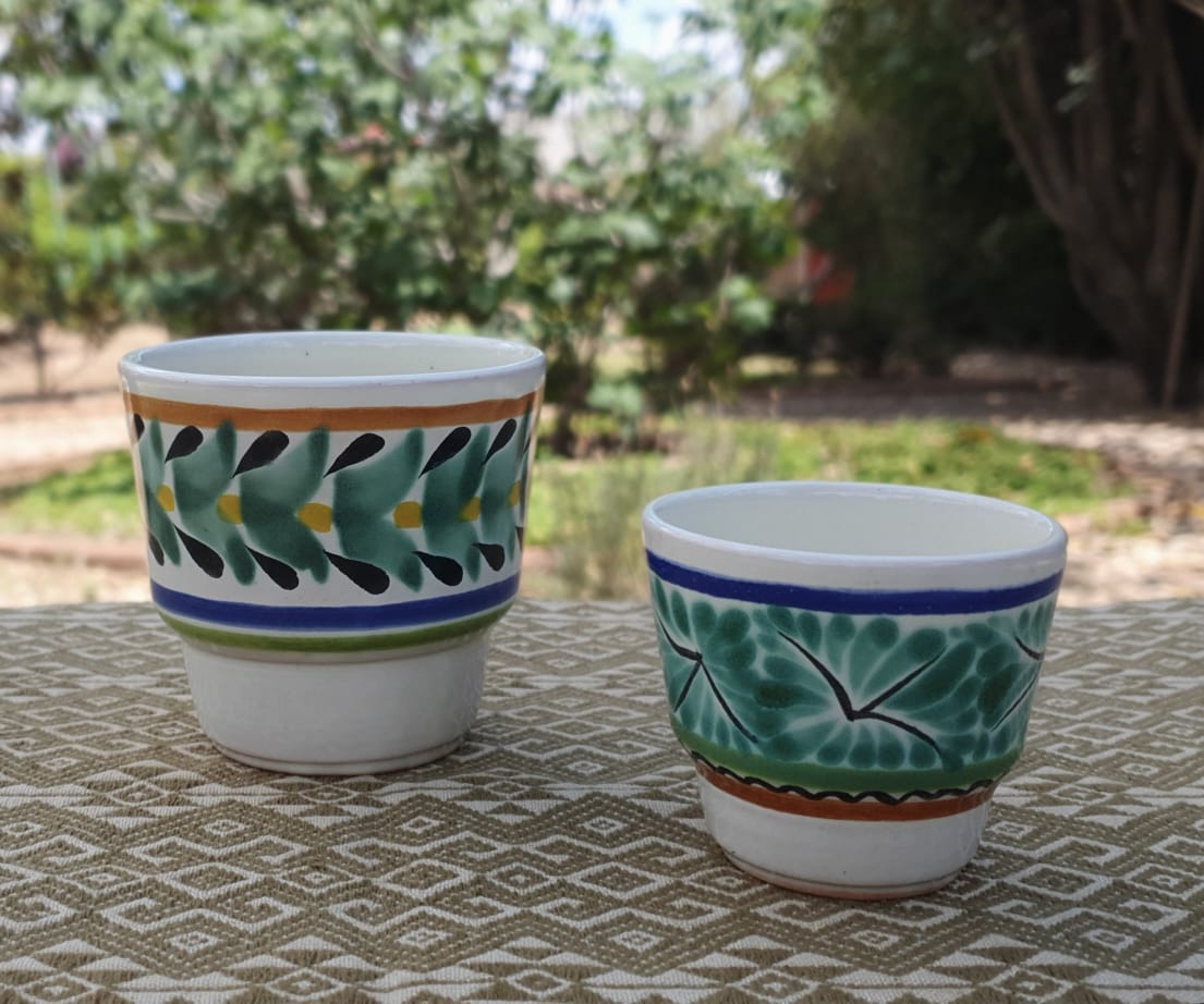 Traditional Coffee Mug Tea Cup 12.2 Oz Multicolor handcrafts mexico ...