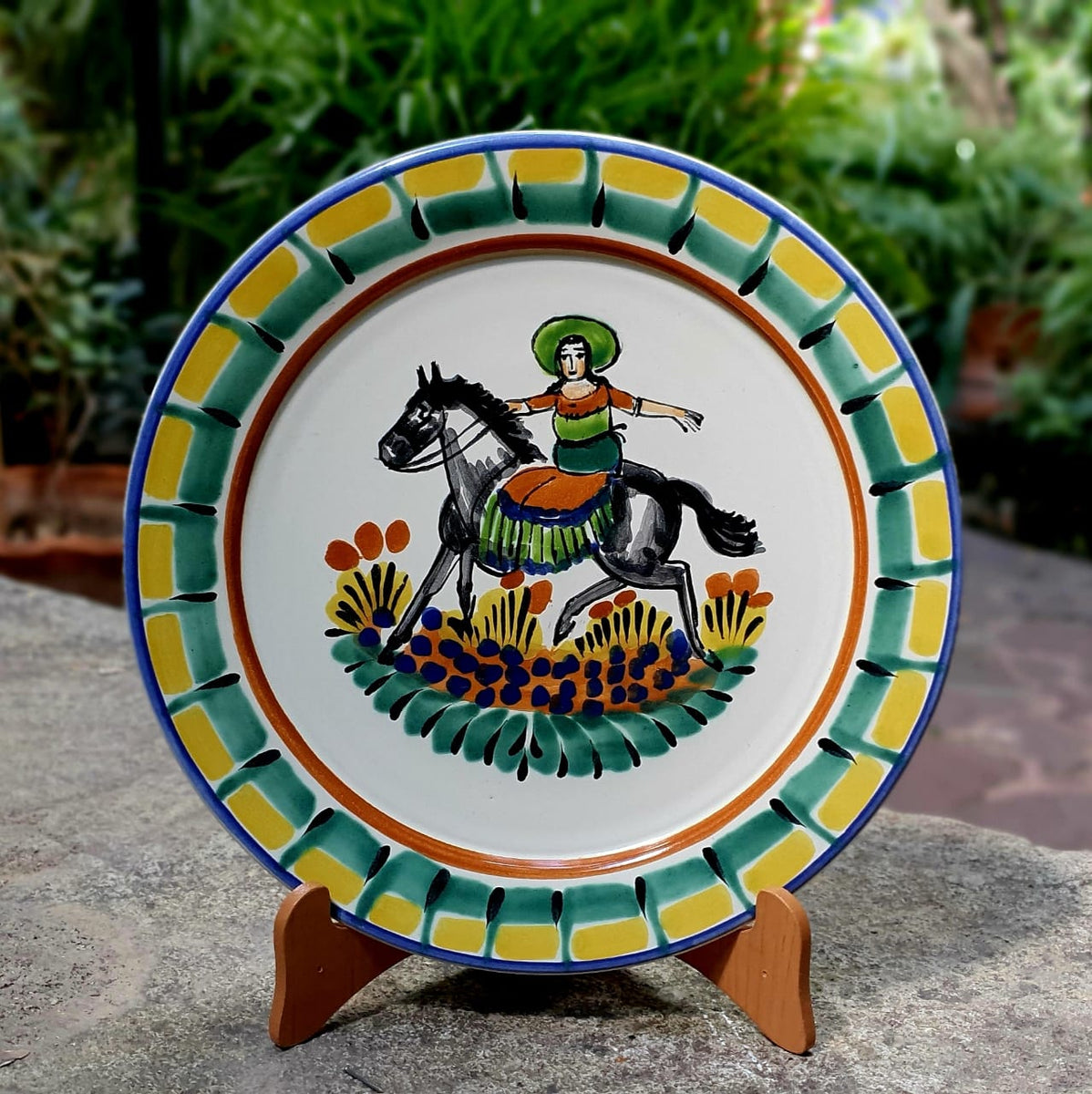 Cowgirl Plates ceramics mexicantable handmade mexico foodsafe handcraf ...