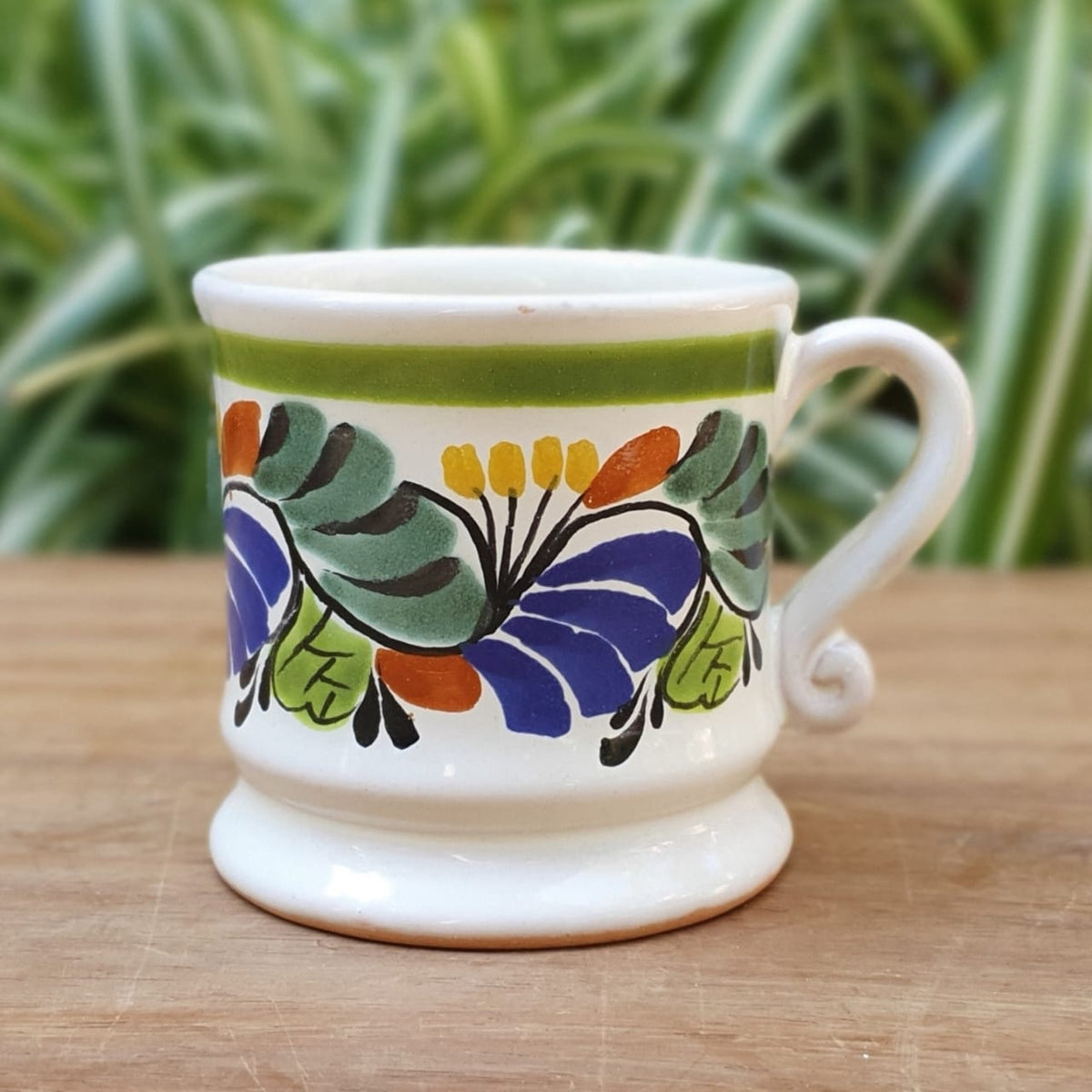 Mexican Pottery Traditional Coffee Mug Multicolor Ceramics Mexico ...